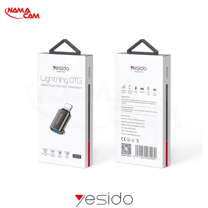 تبدیل USB به لایتنینگ یسیدو GS14 - کیفیت بالا و قیمت ویژه - روش اتصال کابل usb به آیفون